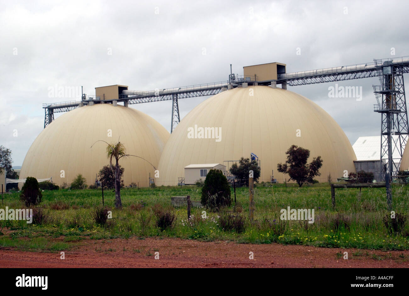 grain storage tanks Stock Photo - Alamy