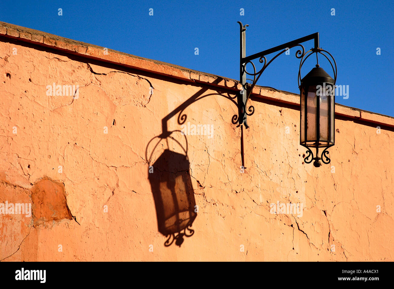 Morocco lantern light shadow hi-res stock photography and images - Alamy