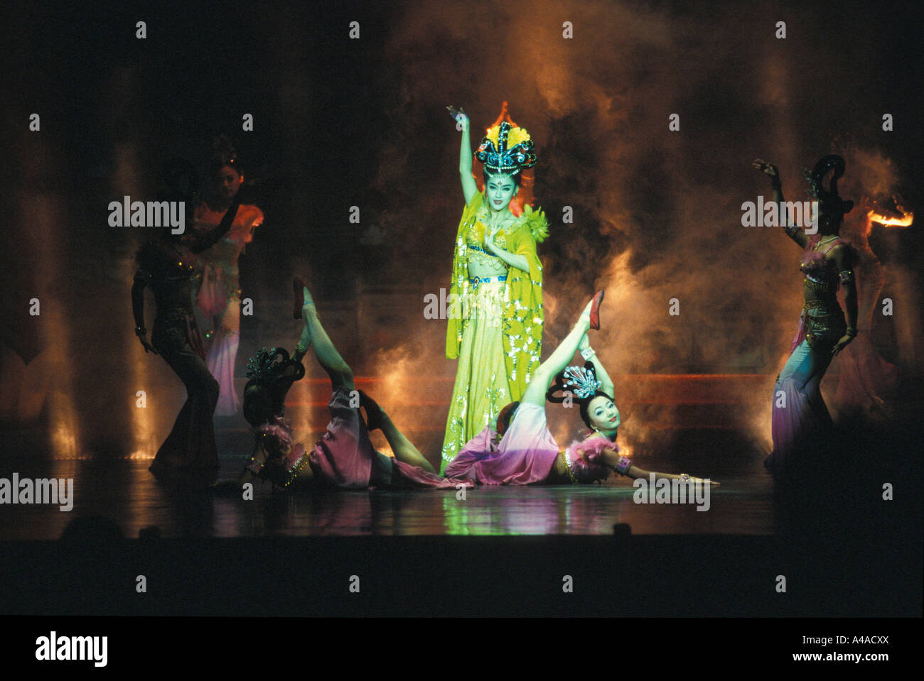 Tang Dynasty Music and Dancing Xian China Asia Stock Photo - Alamy