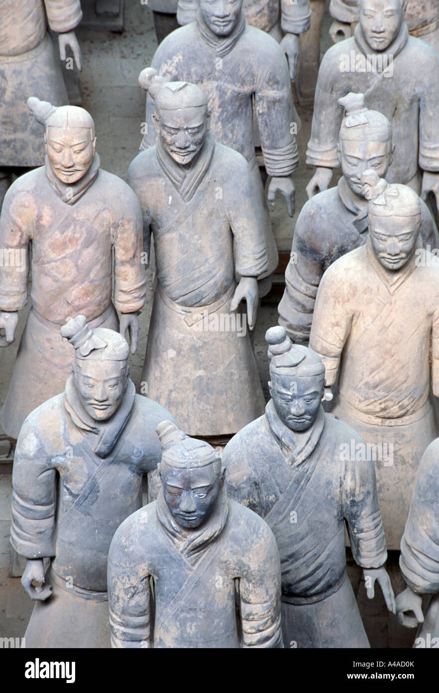 Terracotta Warriors Tomb Xian China Asia Stock Photo - Alamy