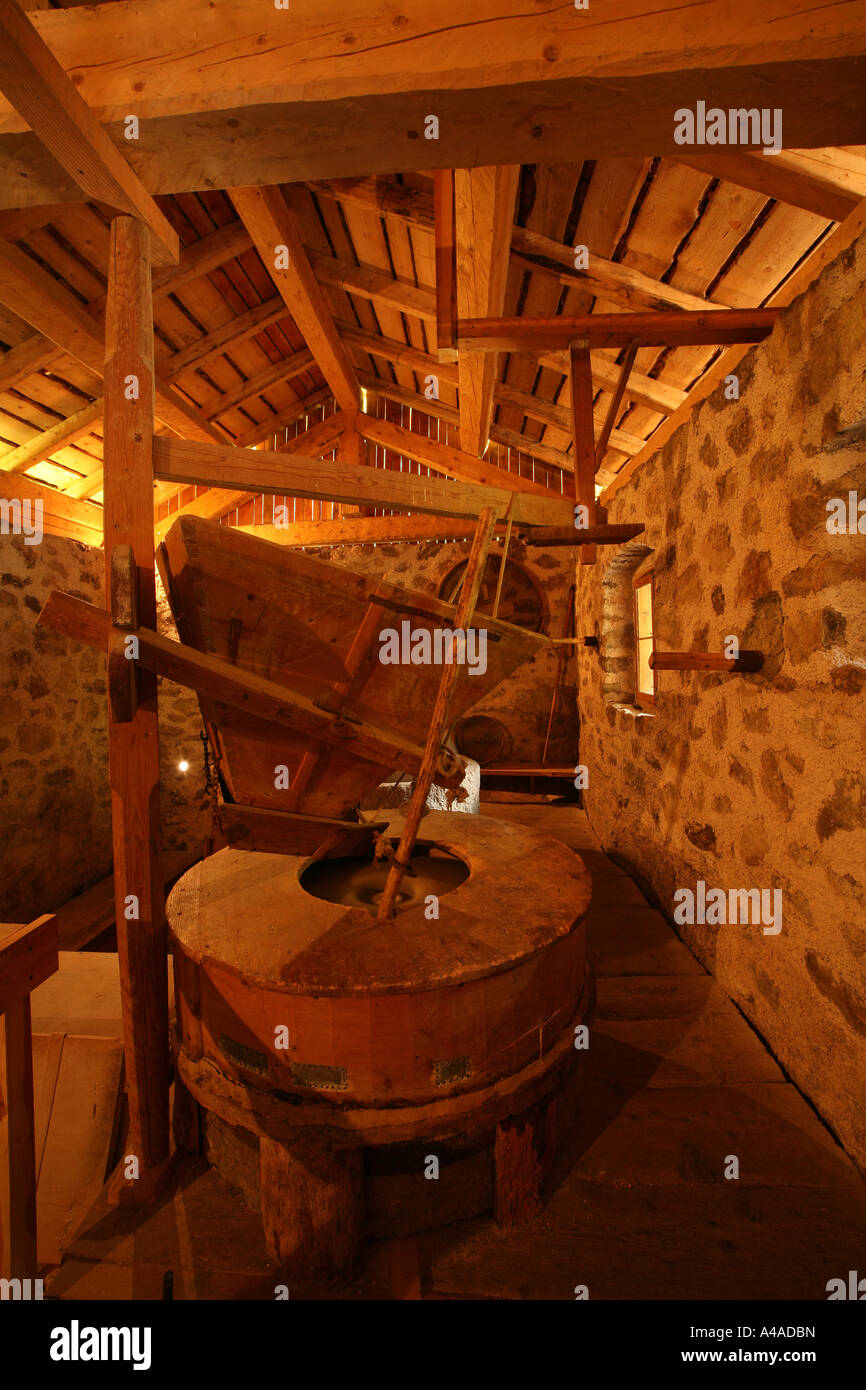 Ancient mill near Roveda Valle dei Mocheni Trentino Alto Adige Italy ...
