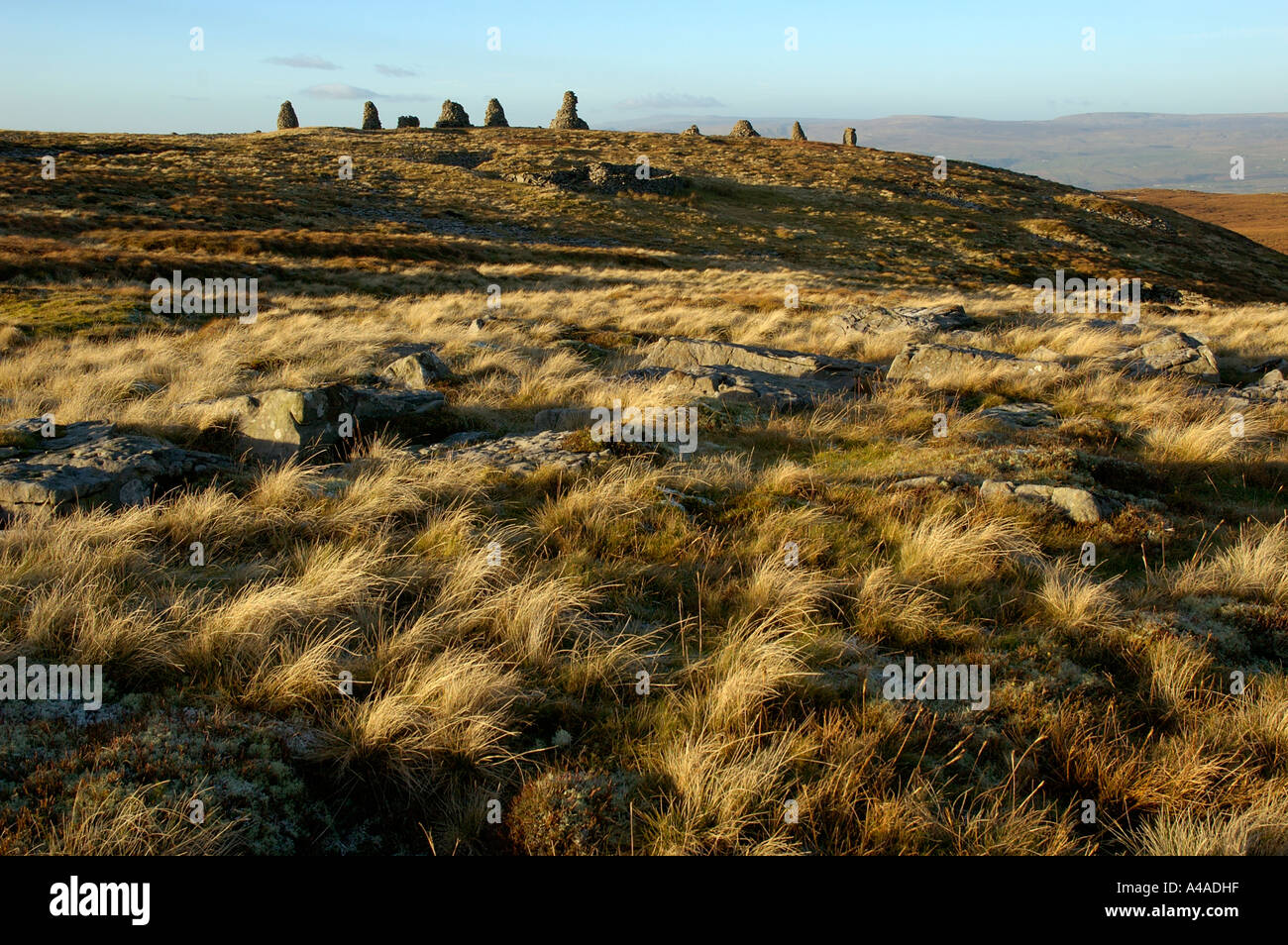 Nine Standards Rigg Cumbria, England Stock Photo - Alamy