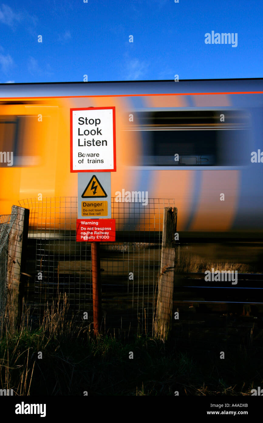 Merseyrail Commuter Train Stock Photo - Alamy