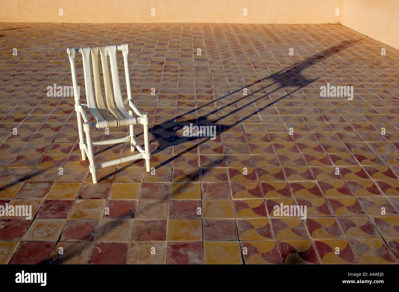 Chair and shadow Stock Photo - Alamy