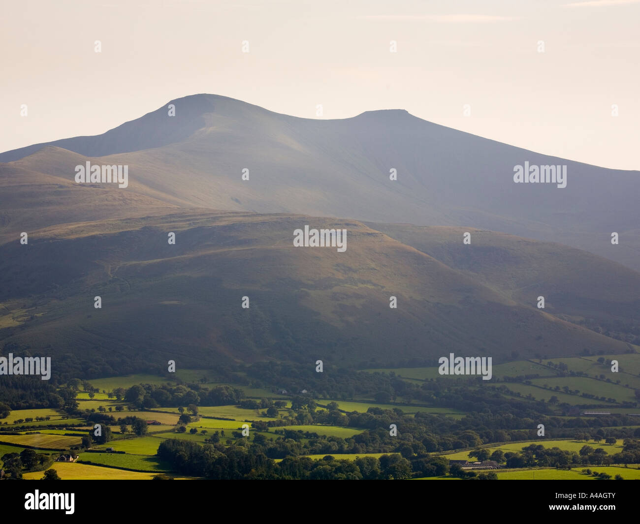 The Pen Y Fan and Corn Du ridge Brecon Beacons National Park Wales UK ...