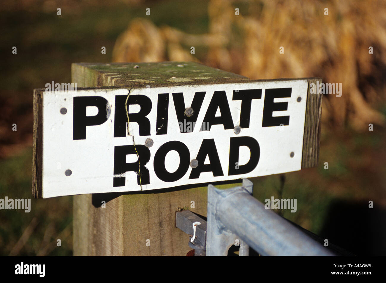 Private Road Sign Stock Photo - Alamy