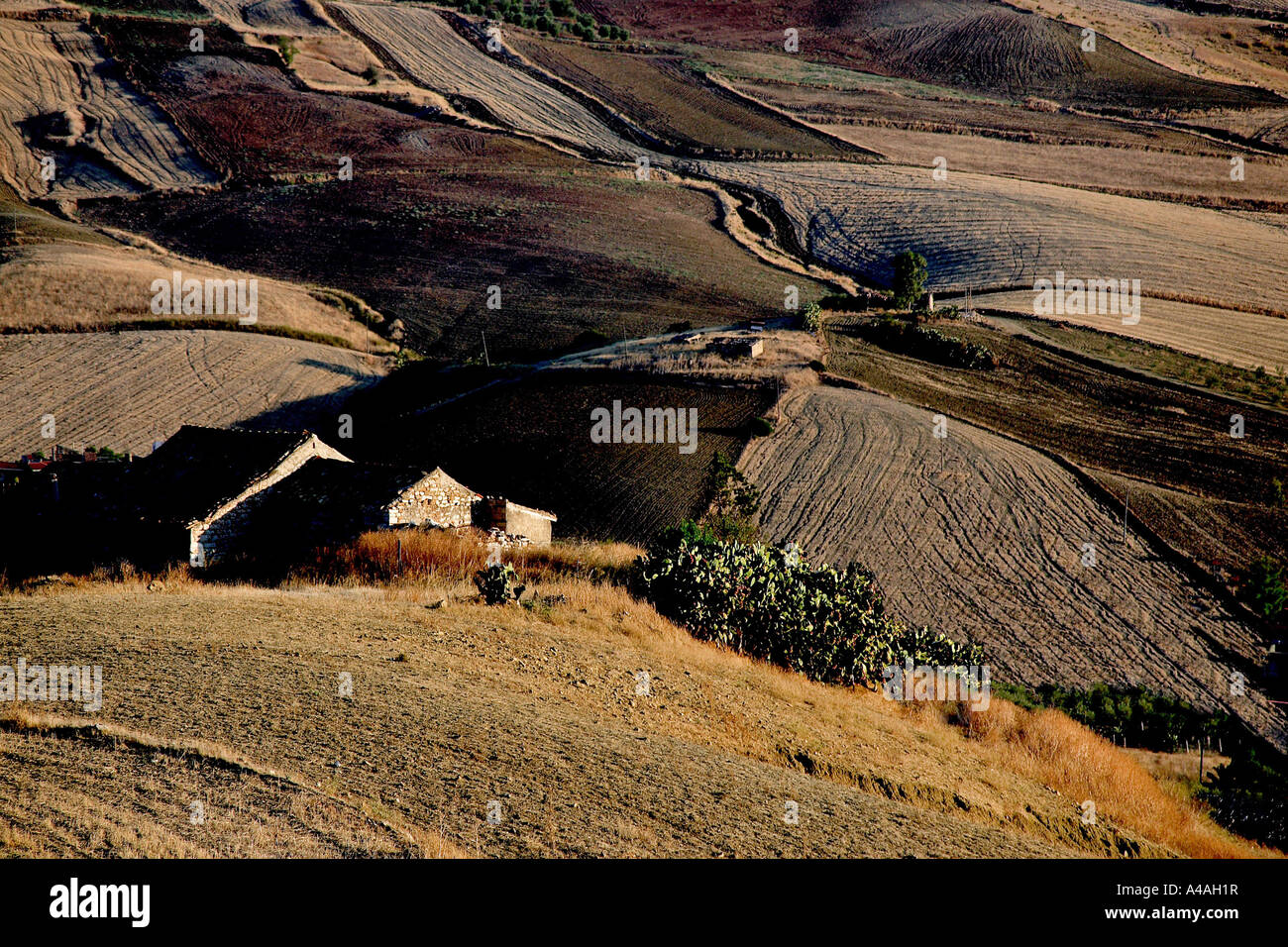 Landscape Giumarra Sicily Italy Stock Photo - Alamy