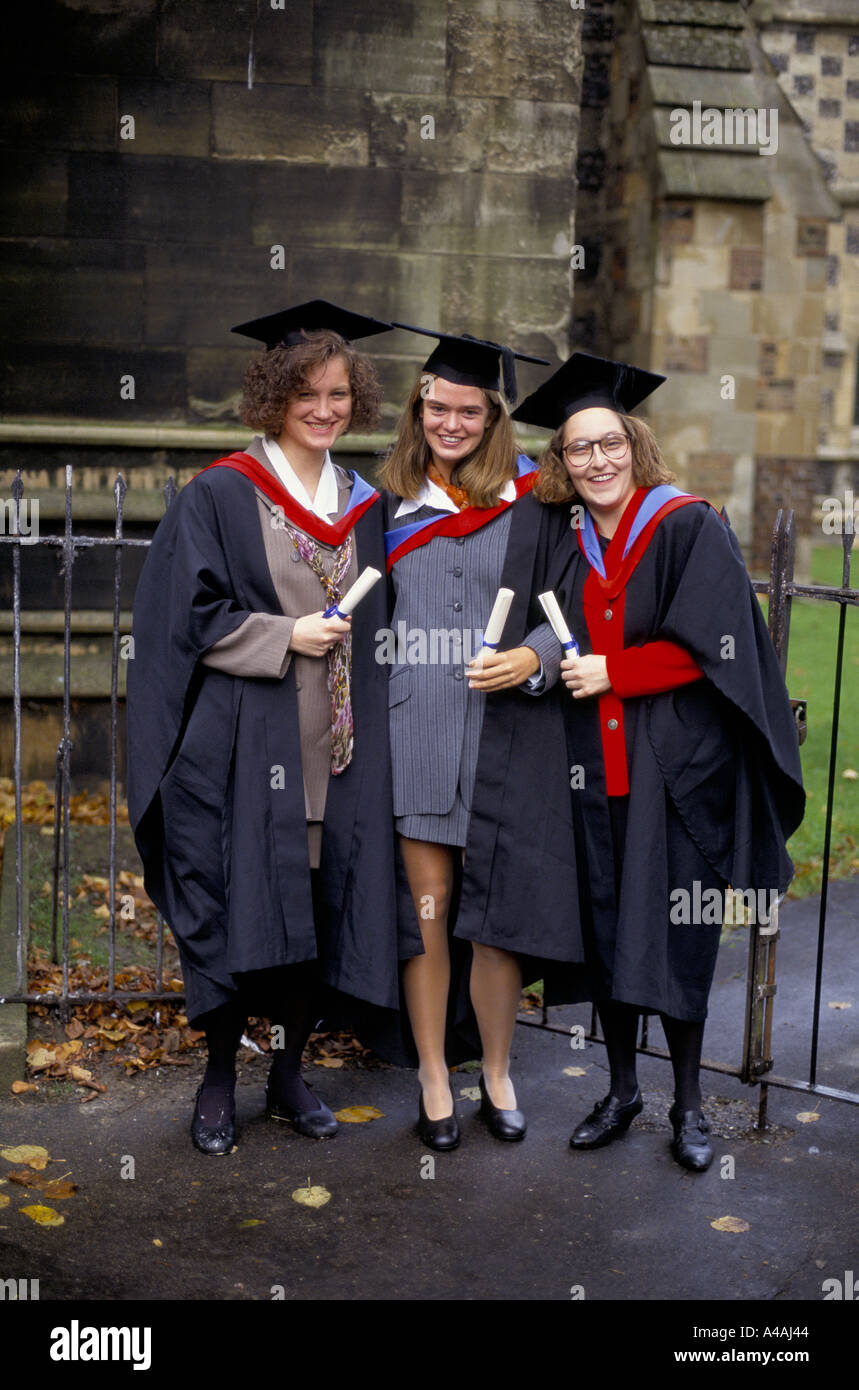 after graduation ceremony luton university 1994 Stock Photo - Alamy
