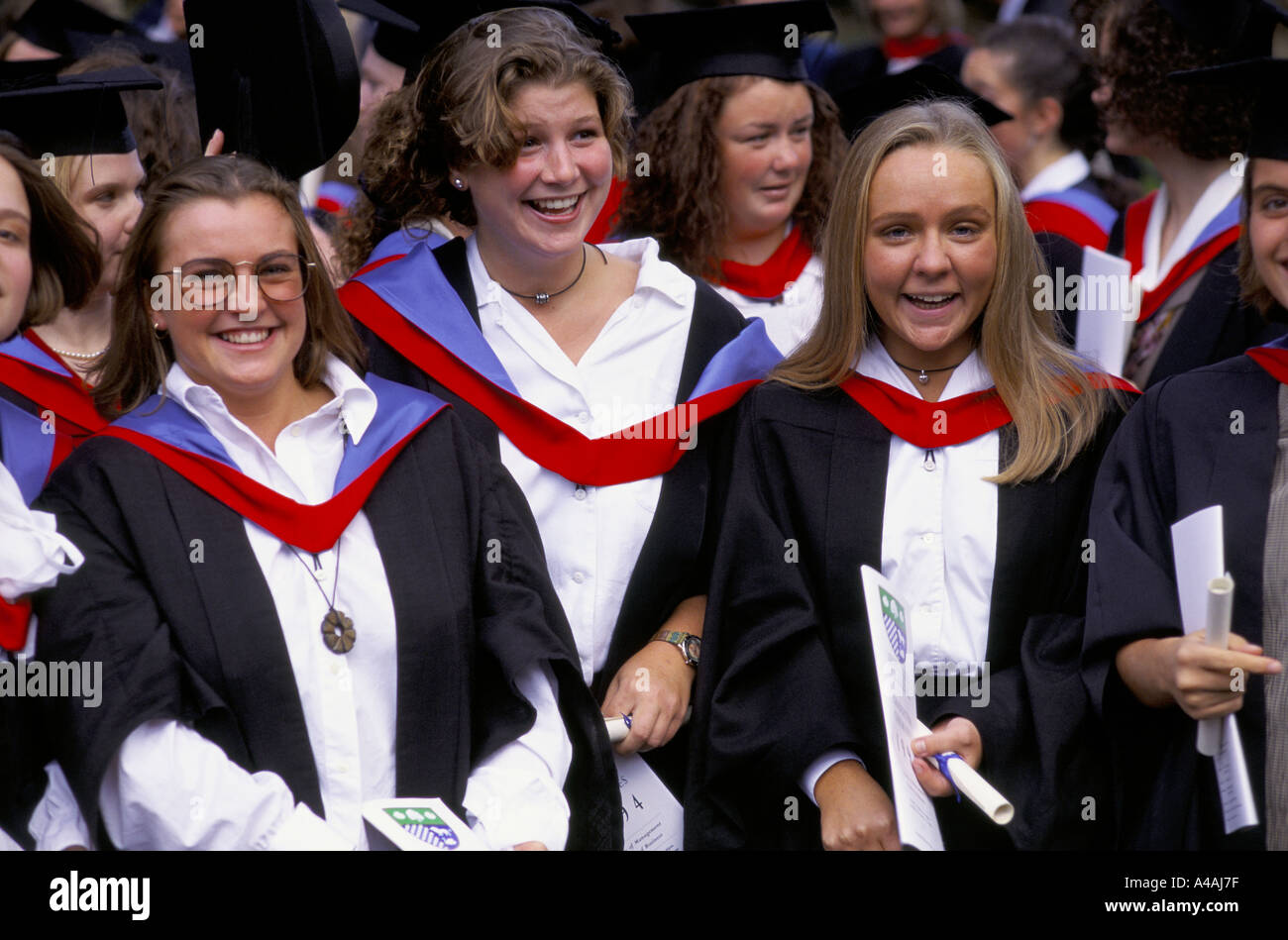 female graduates after their graduation ceremony at luton university ...