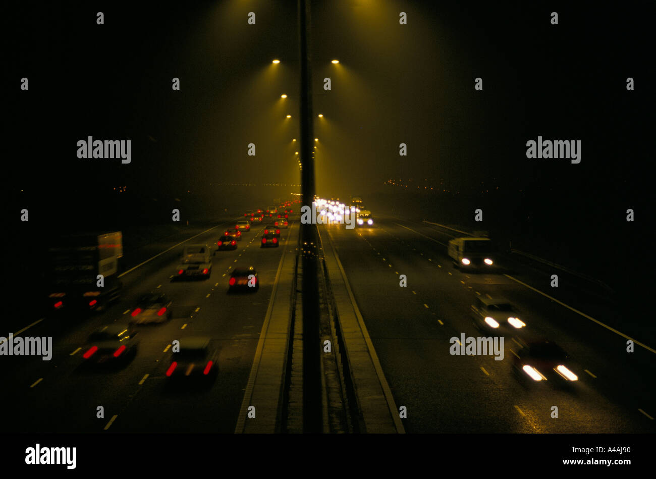 Motorways at night hi-res stock photography and images - Alamy