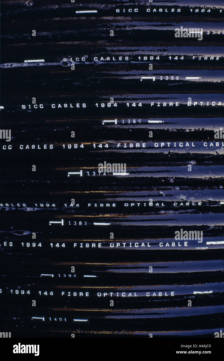 optical fibre cable 1994 Stock Photo - Alamy