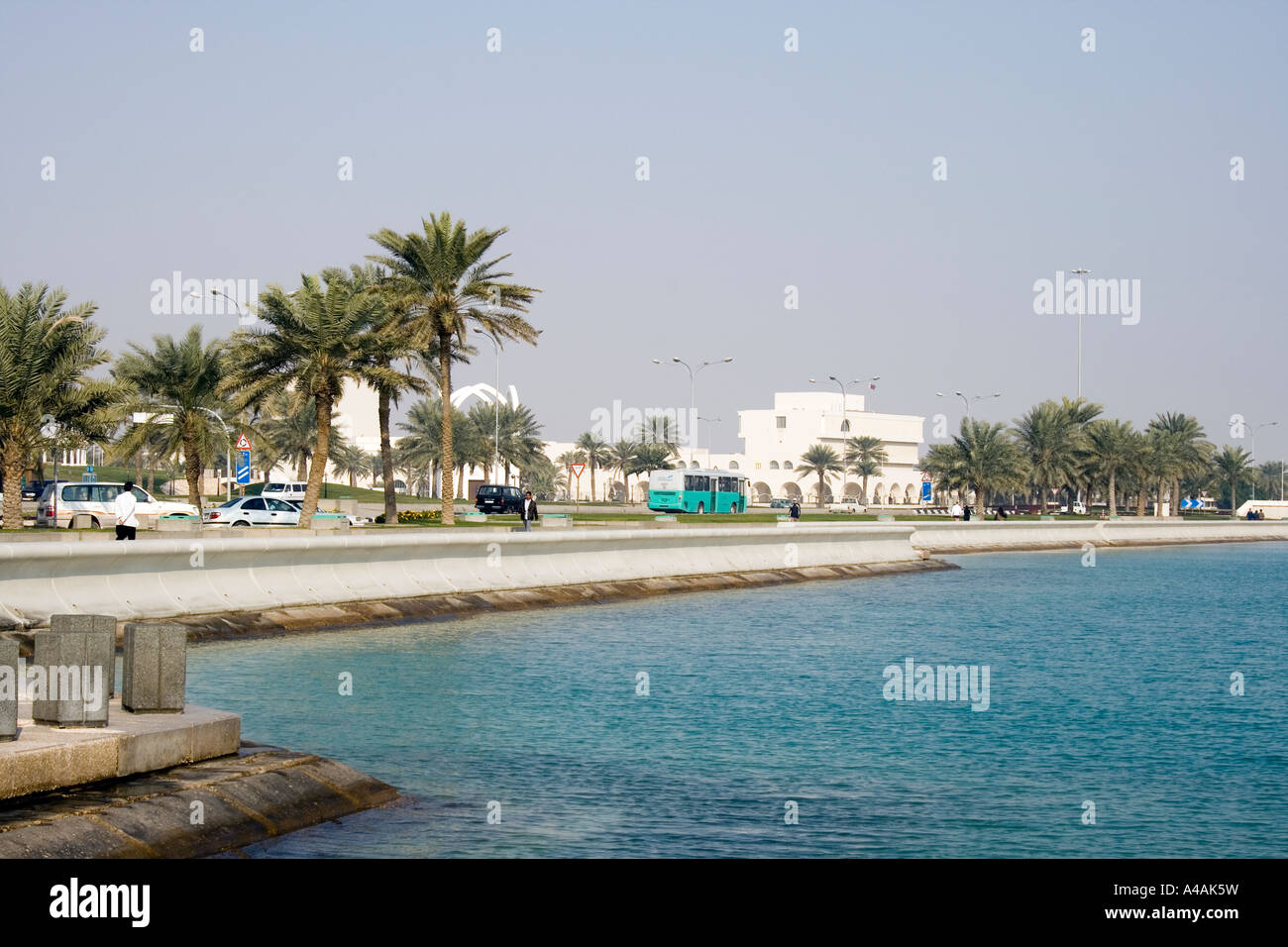 The Corniche in Doha Qatar Stock Photo - Alamy