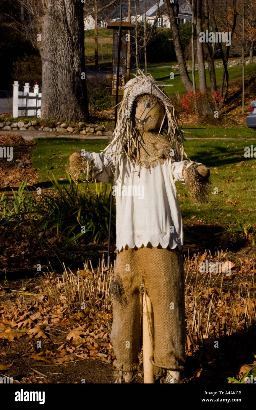 Scarecrow in the Fall Stock Photo - Alamy