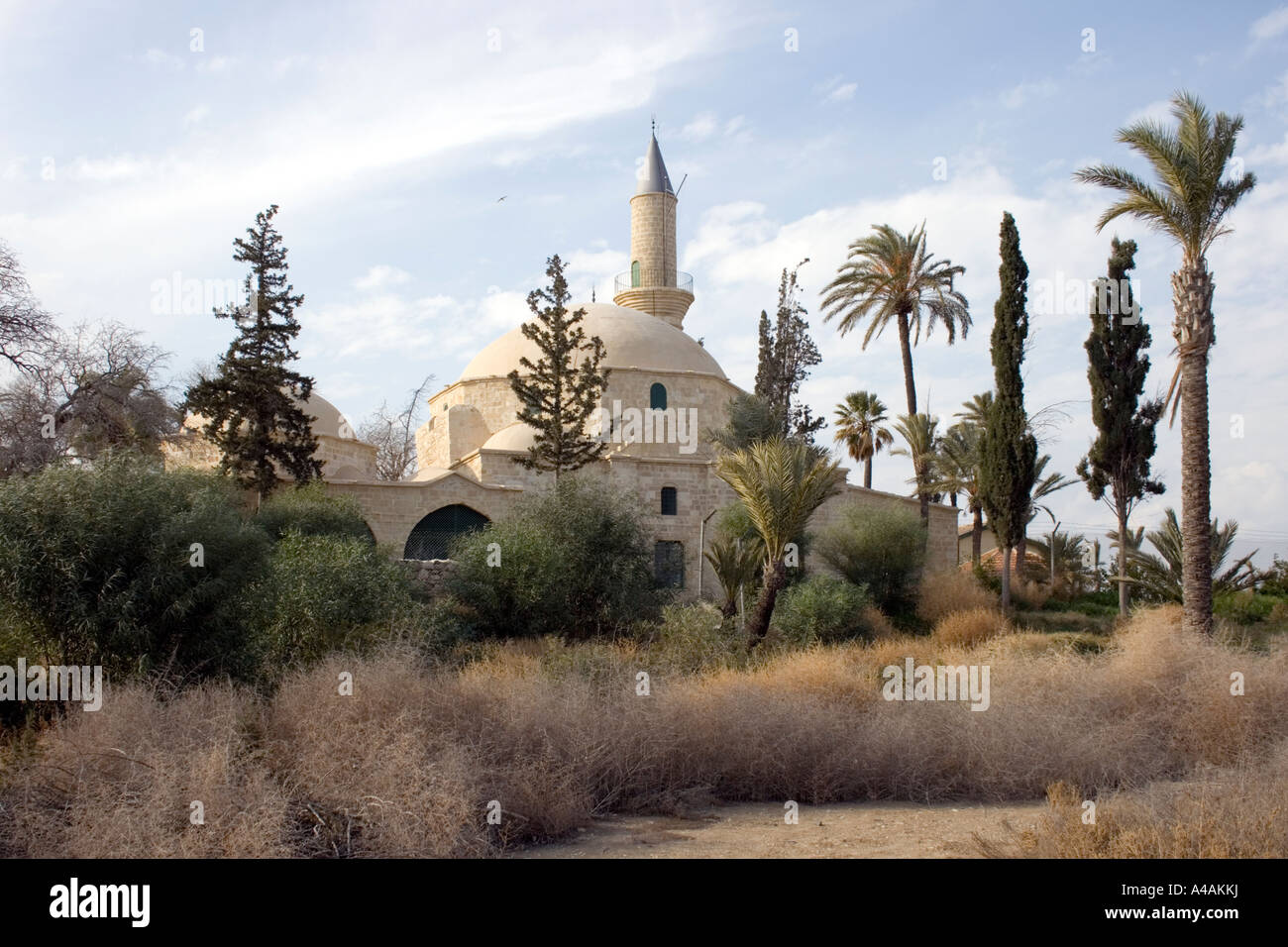 Hala Sultan Tekke Mosque Larnaca Cyprus Stock Photo - Alamy