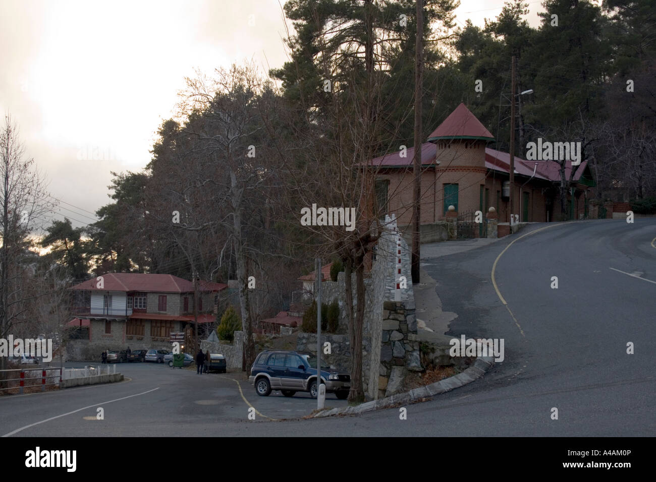 Platres village tavern cyprus hi-res stock photography and images - Alamy