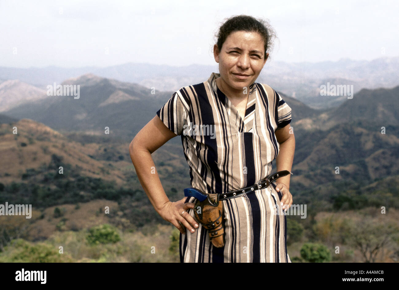 CHALATENANGO, EL SALVADOR, FEB 1984: - Within the FPL Guerrilla's Zones ...