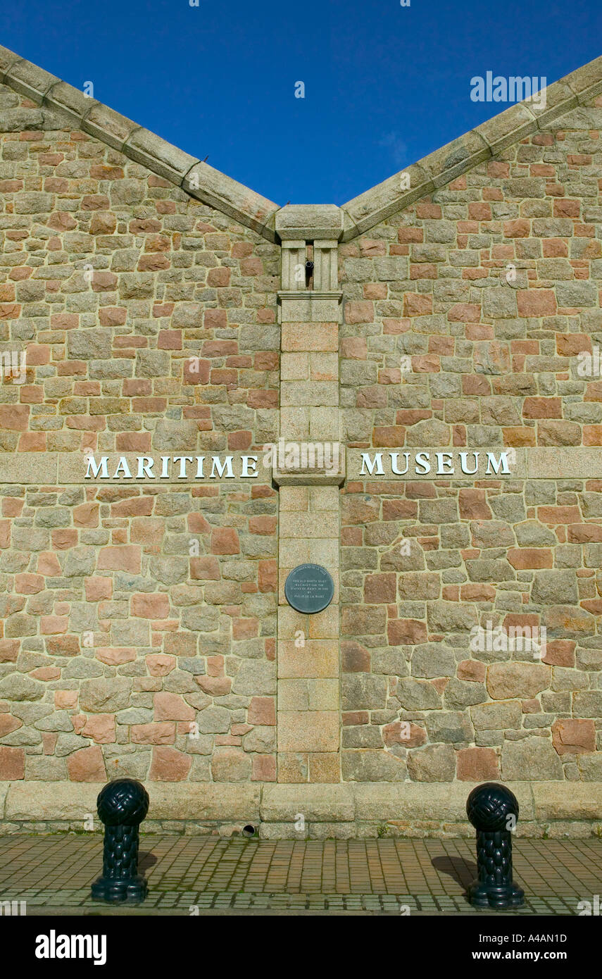 Maritime Museum building St Helier Jersey Channel Islands Stock Photo ...