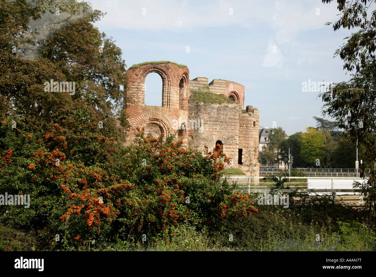 Germany Trier Ruins of the Roman Bath UNESCO World Cultural Heritage ...