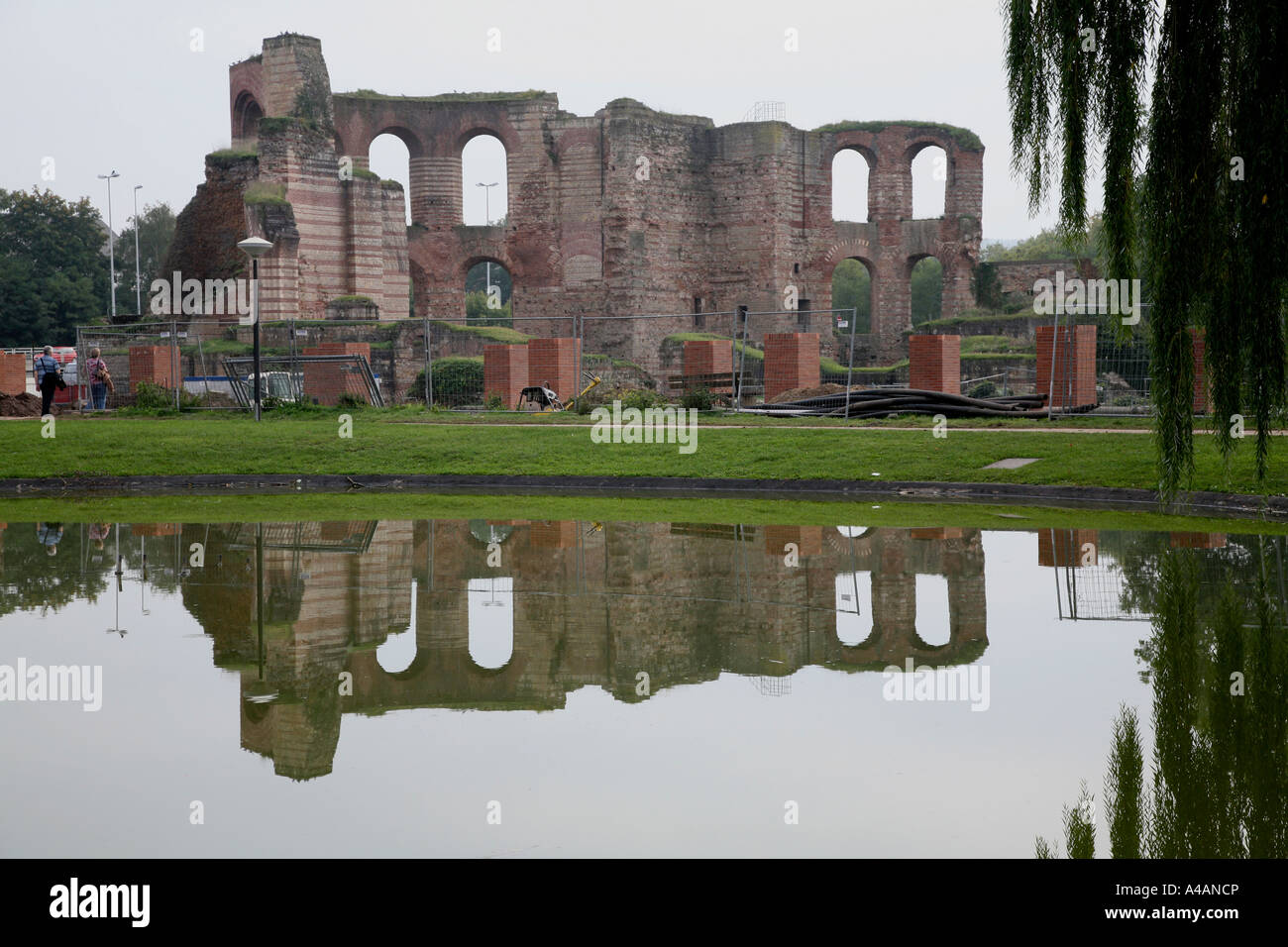 Ruins of Roman Bath in Germany Trier UNESCO World Cultural Heritage ...