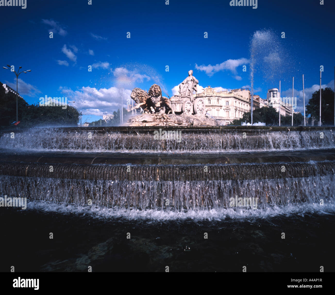 Cibeles Fountain Madrid Spain Stock Photo - Alamy