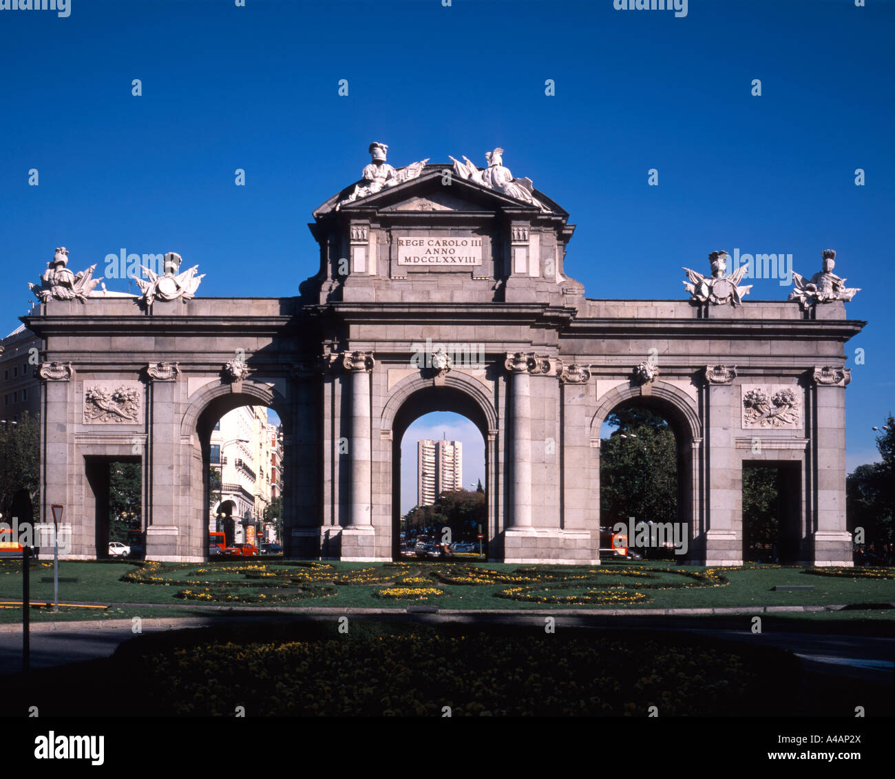Puerta de Alcala Gate Madrid Spain Stock Photo - Alamy