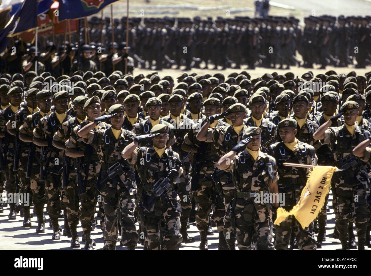 Filipino Soldier Salute