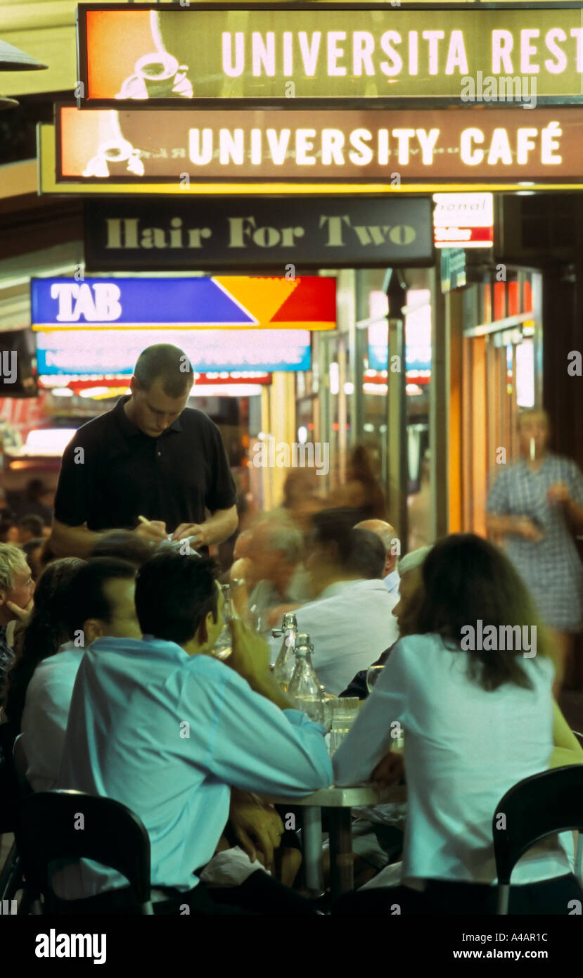 Restaurant Melbourne Victoria Australia vertical Stock Photo - Alamy