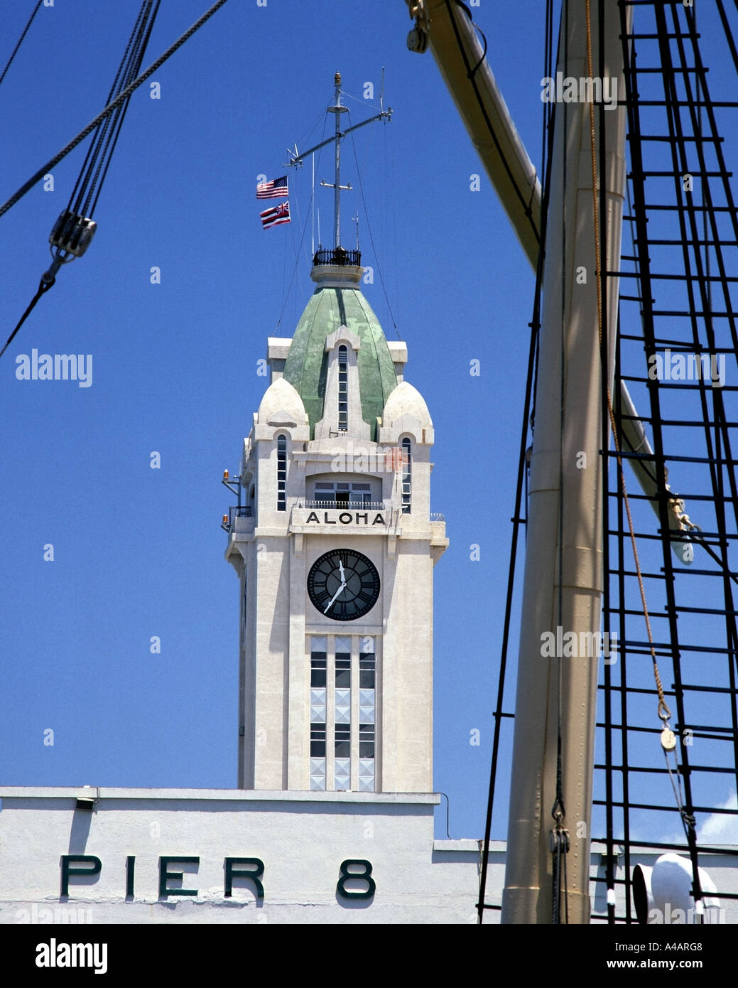 Tower clock hawaii hi-res stock photography and images - Alamy