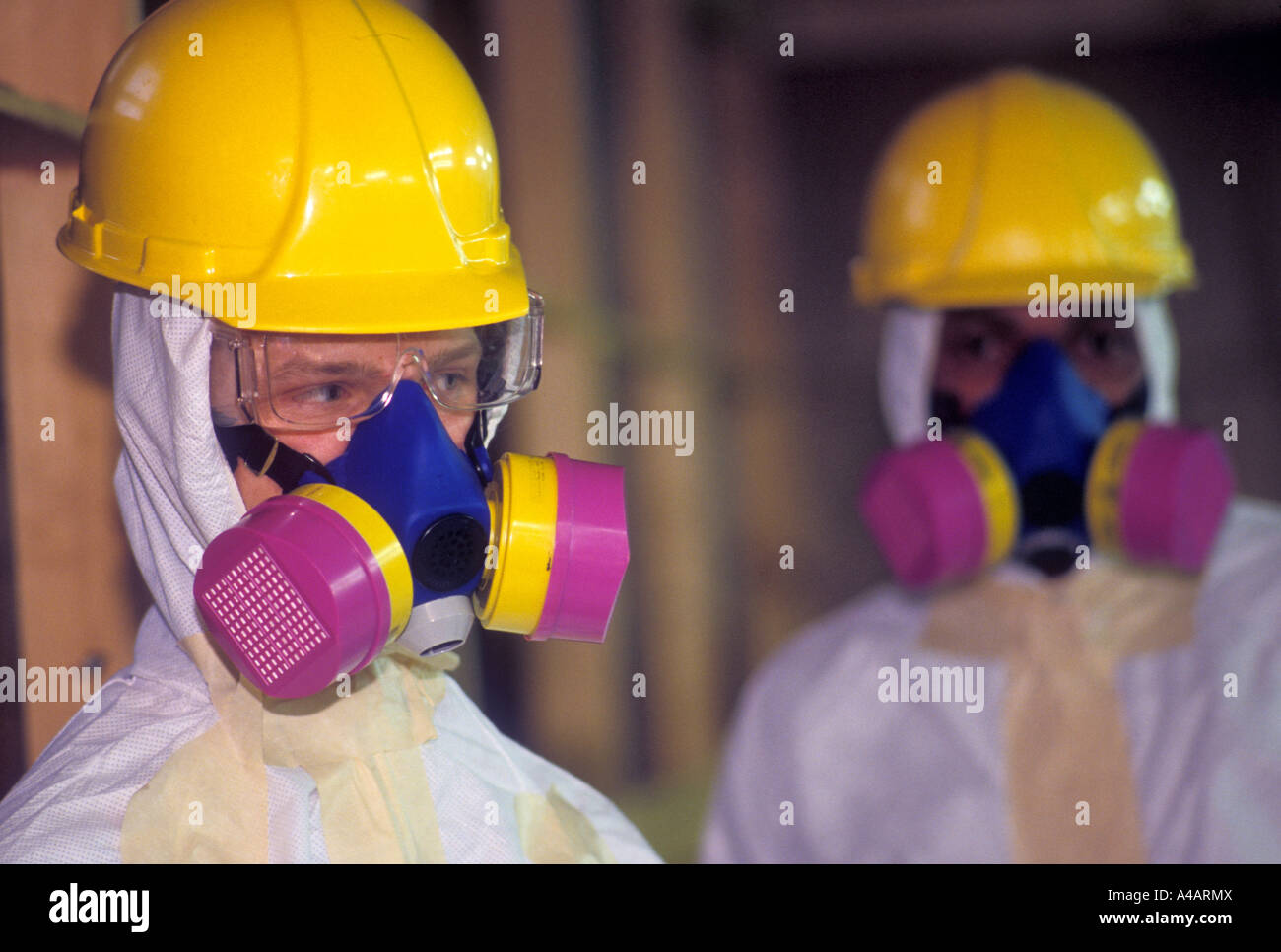 Asbestos Removal Workers Stock Photo - Alamy