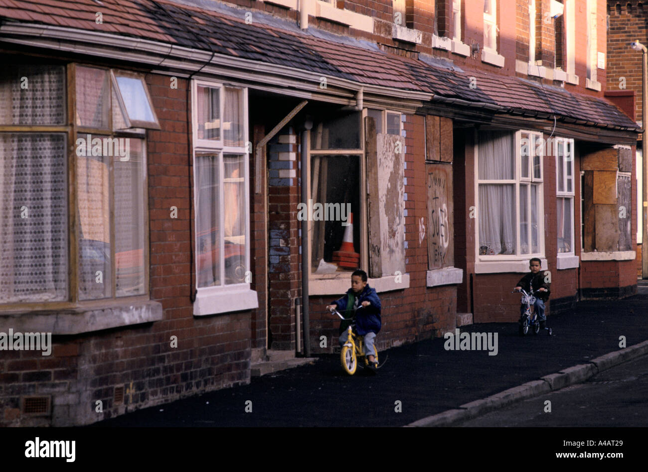 moss side manchester 1993 Stock Photo - Alamy