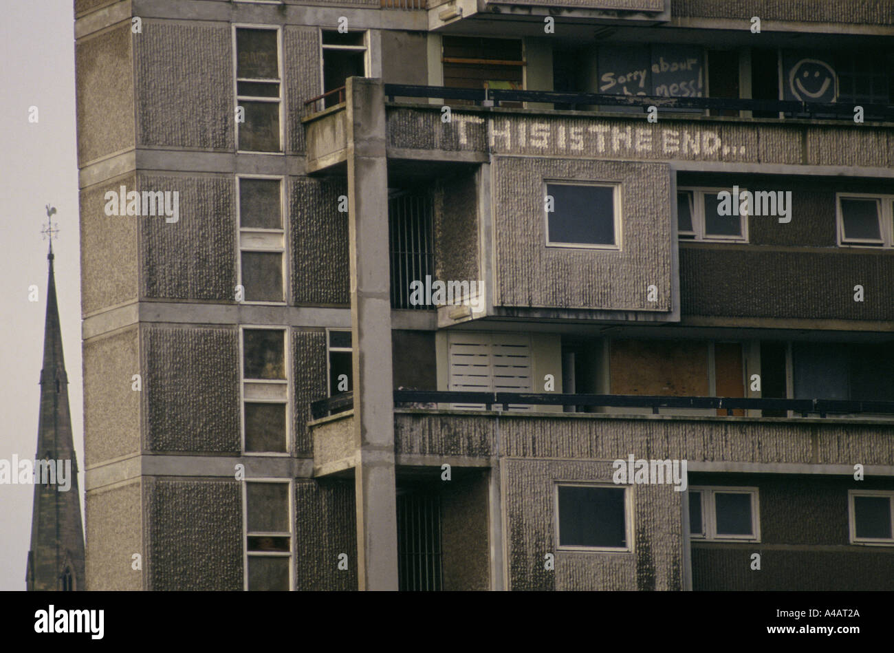 moss side manchester 1993 Stock Photo - Alamy