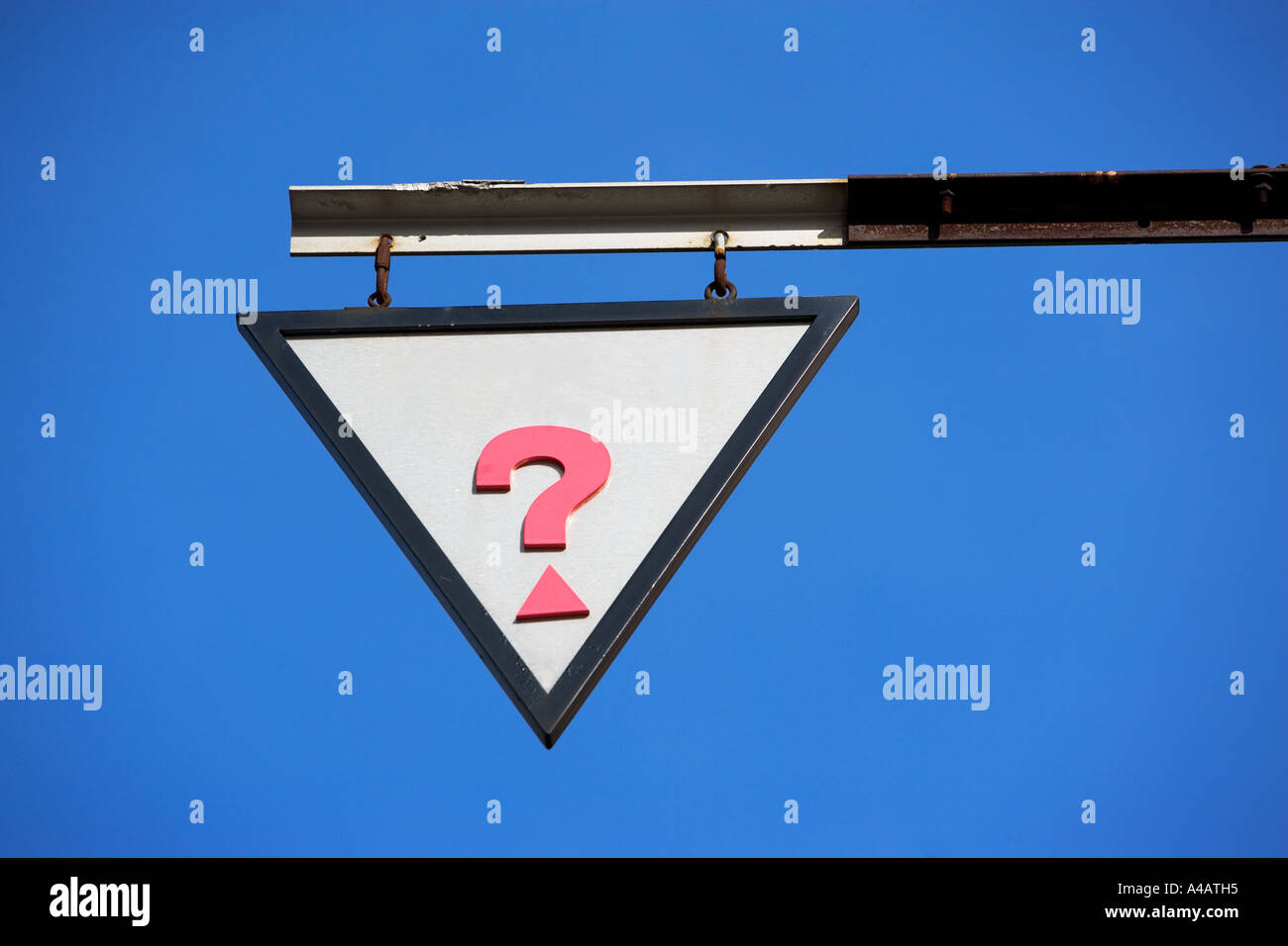 QUESTION MARK SIGN Stock Photo - Alamy