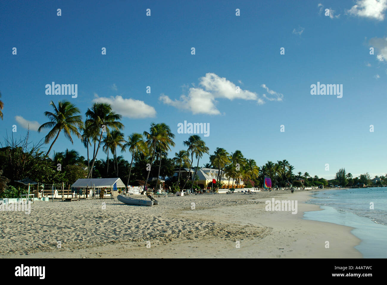 Dickenson Bay Antigua Caribbean West Indies Stock Photo - Alamy