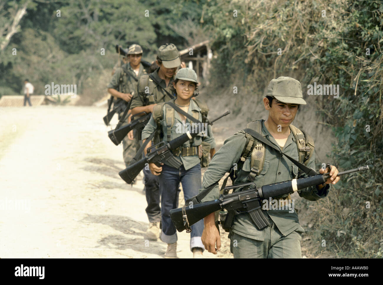 guerillas fpl after defeating army garrison Stock Photo - Alamy