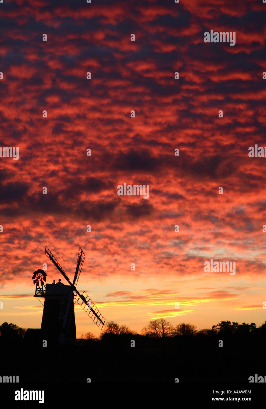 Cley windmill and windmill and winter hi-res stock photography and ...