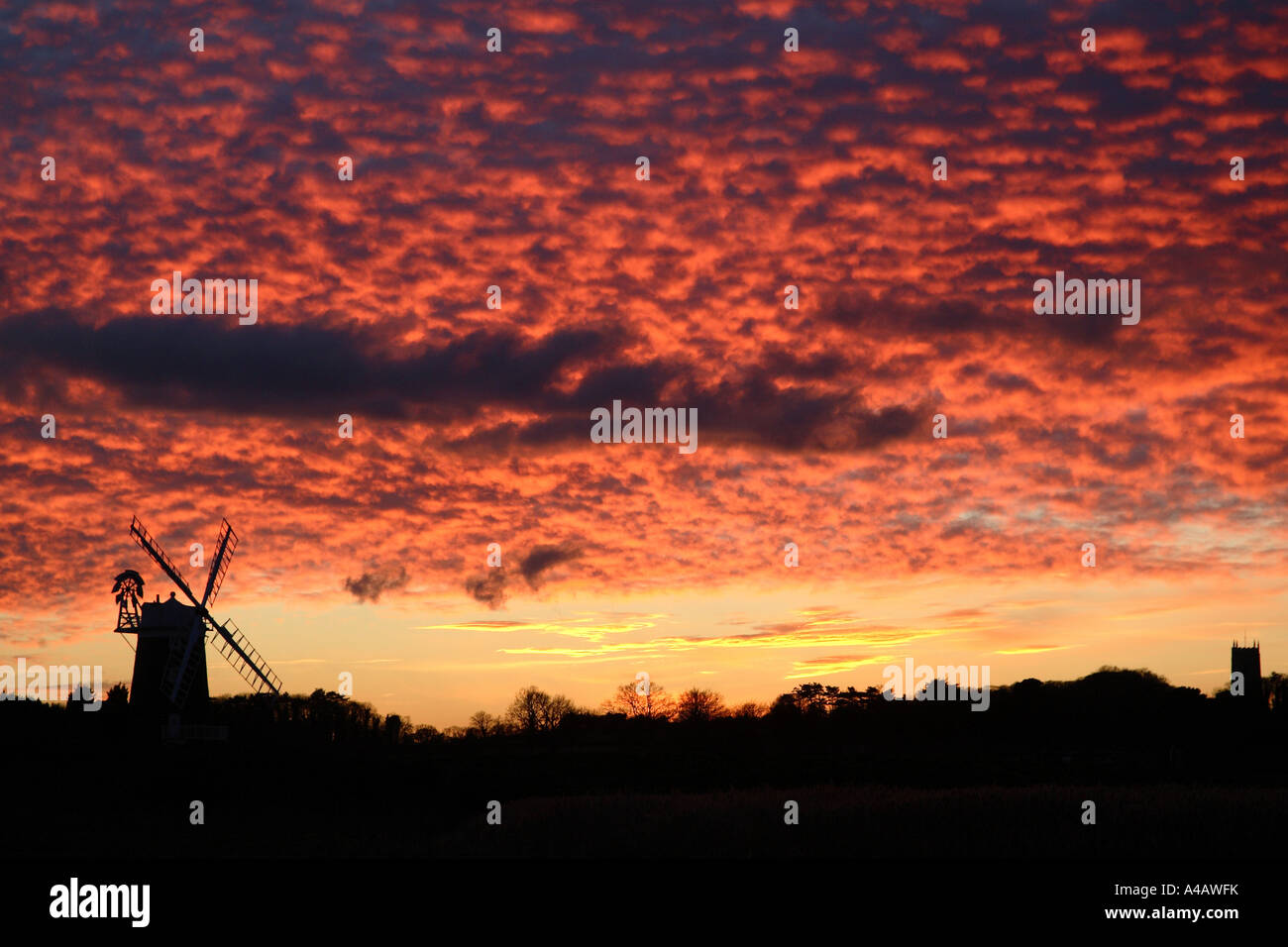 Cley windmill and windmill and winter hi-res stock photography and ...