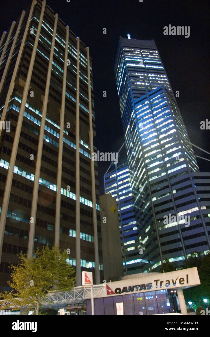 Perth City skyscrapers Stock Photo - Alamy