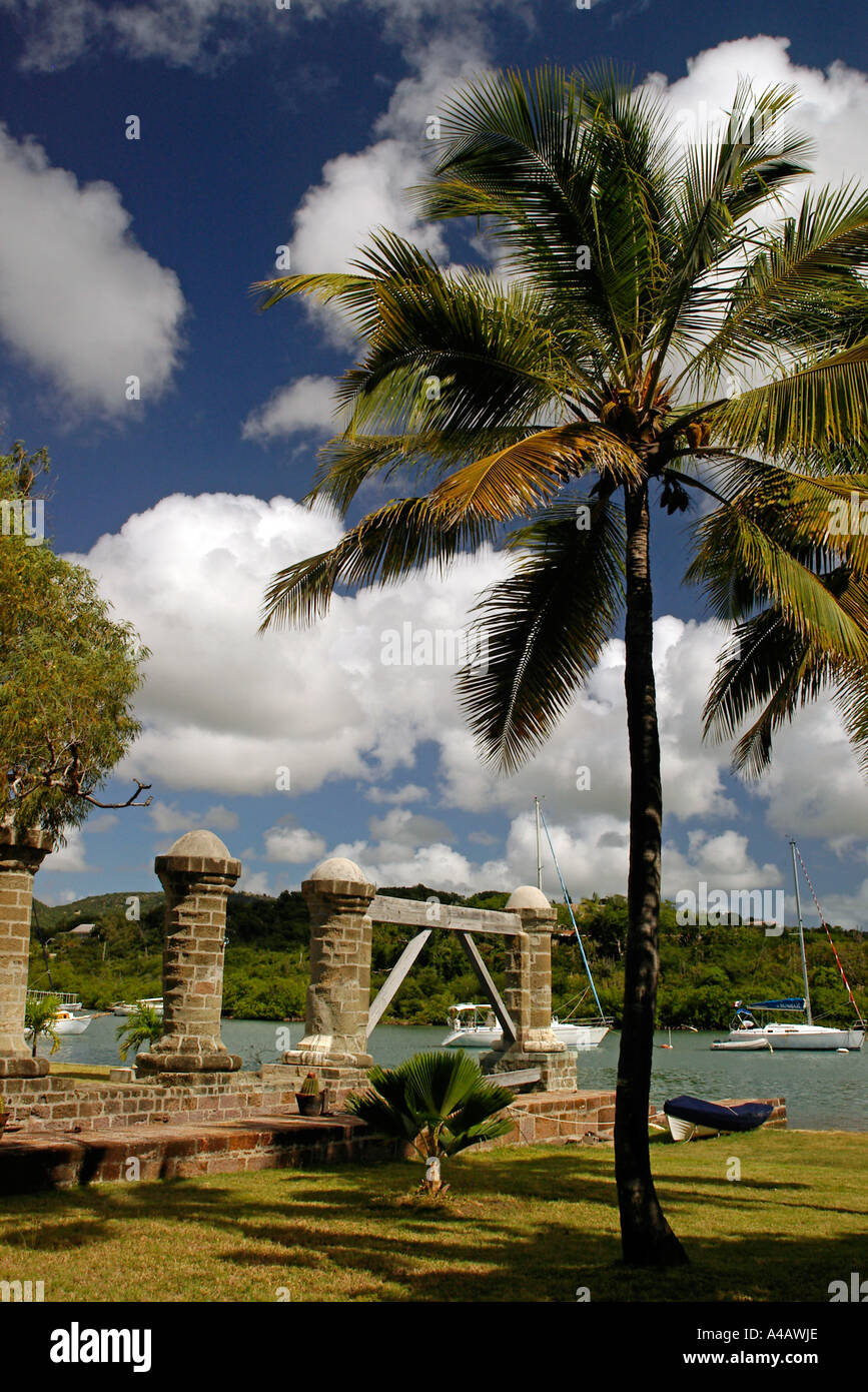 Nelsons Dockyard English Harbour Antigua Caribbean West Indies Stock ...