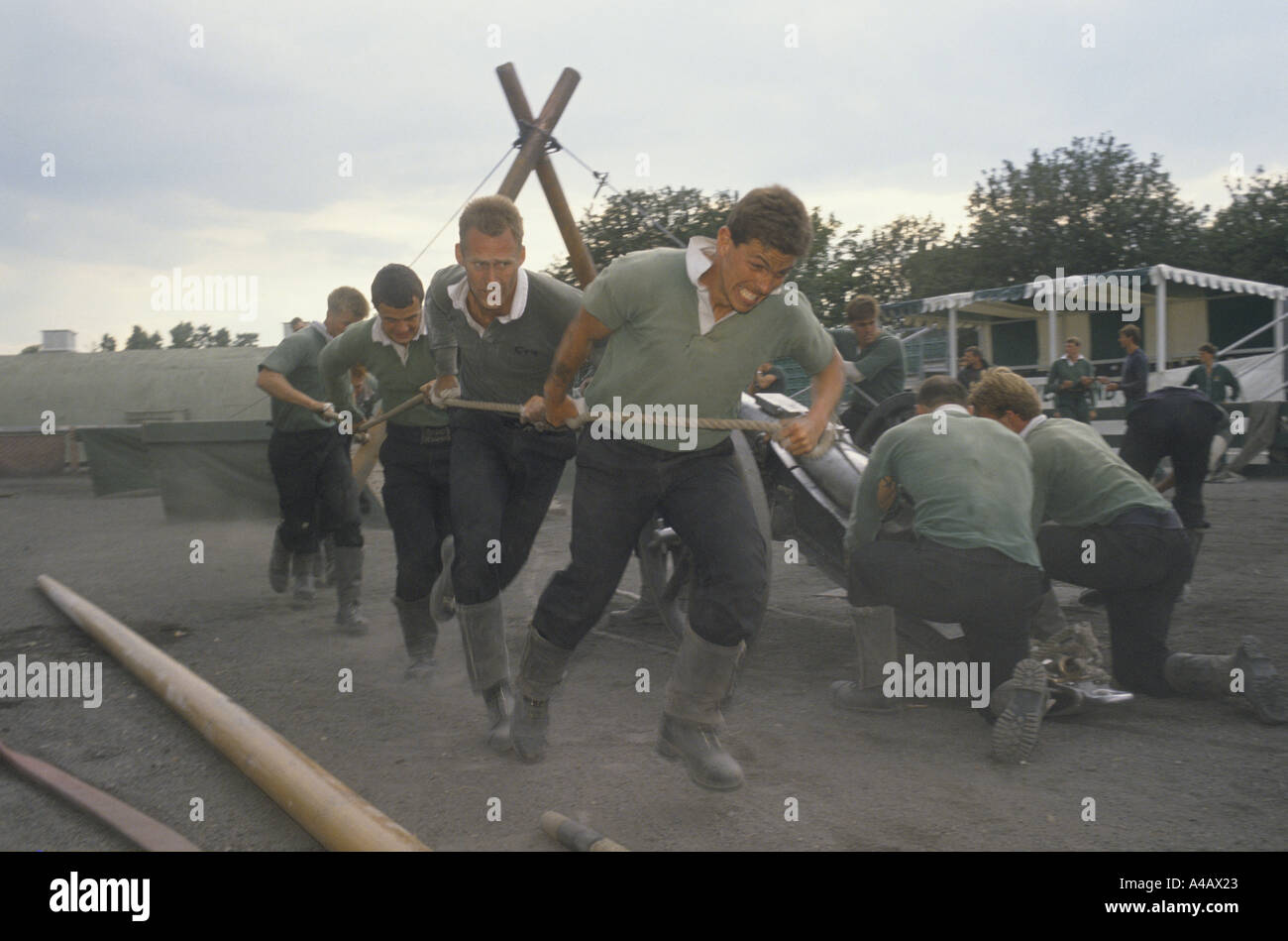 FLEET AIR ARM FIELD GUNNERS TRAIN FOR THE ROYAL TOURNAMENT FIELD ...