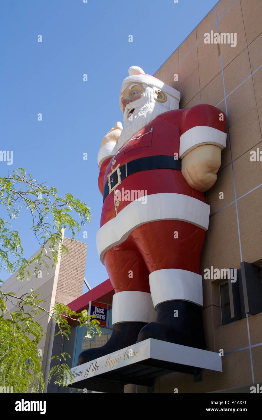 Big Santa in Adelaide Stock Photo - Alamy