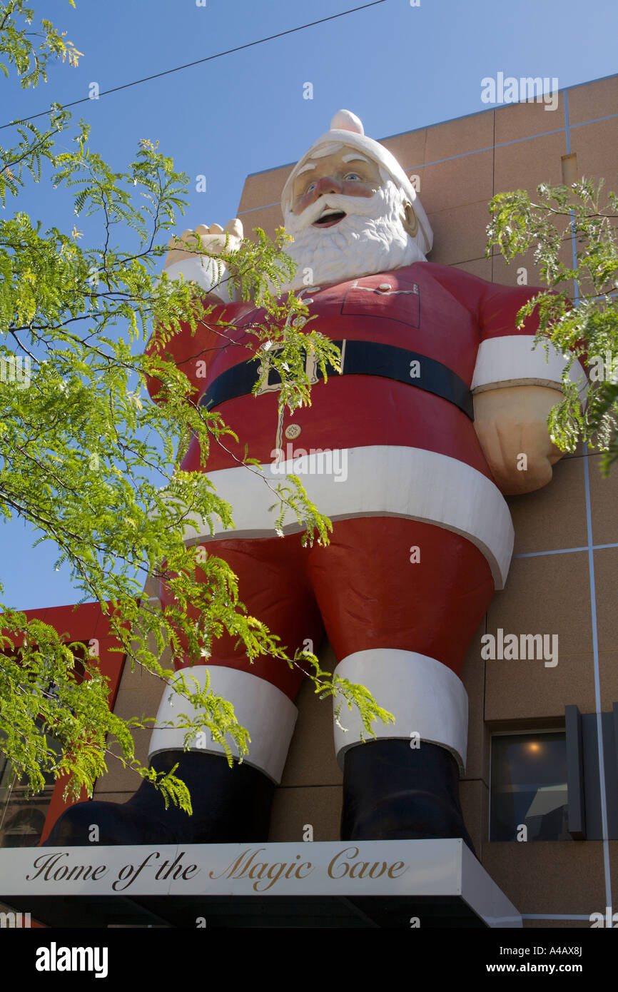 Big Santa in Adelaide Stock Photo - Alamy