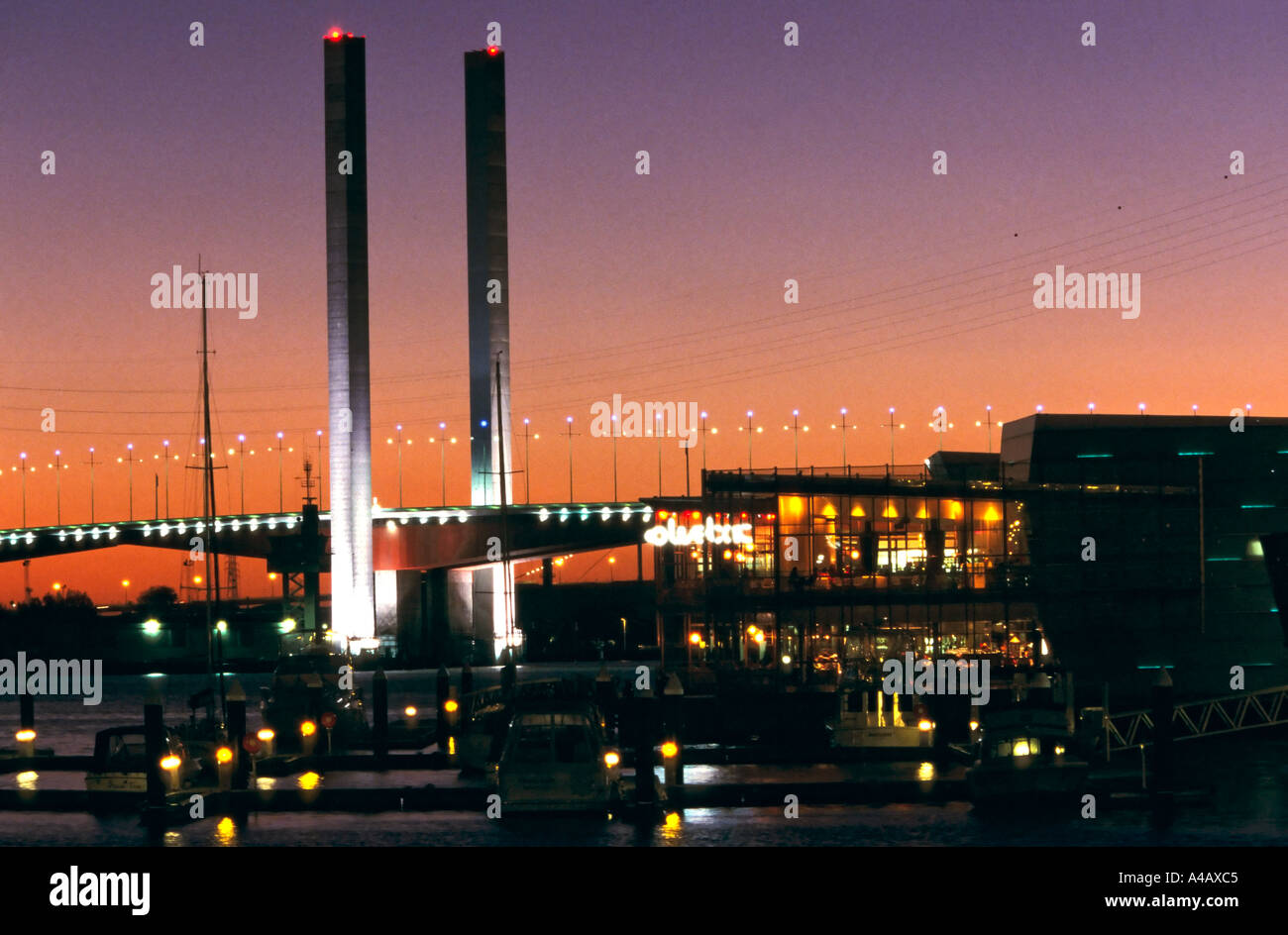 Melbourne suspension bridge hi-res stock photography and images - Alamy