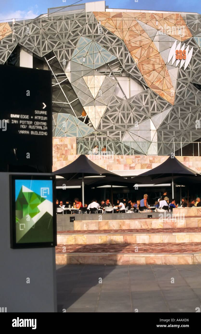 Federation Square, Melbourne Stock Photo - Alamy