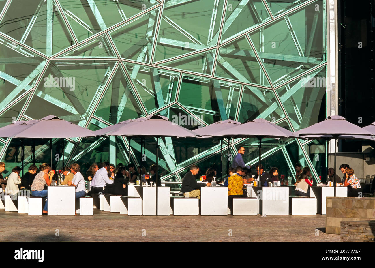 Federation Square, Melbourne Stock Photo - Alamy