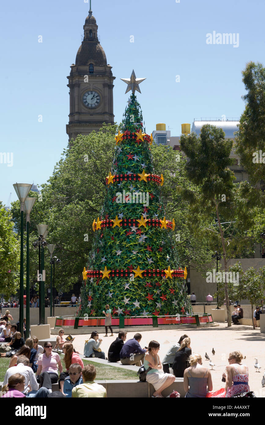 Large christmas tree decorations hi-res stock photography and images ...