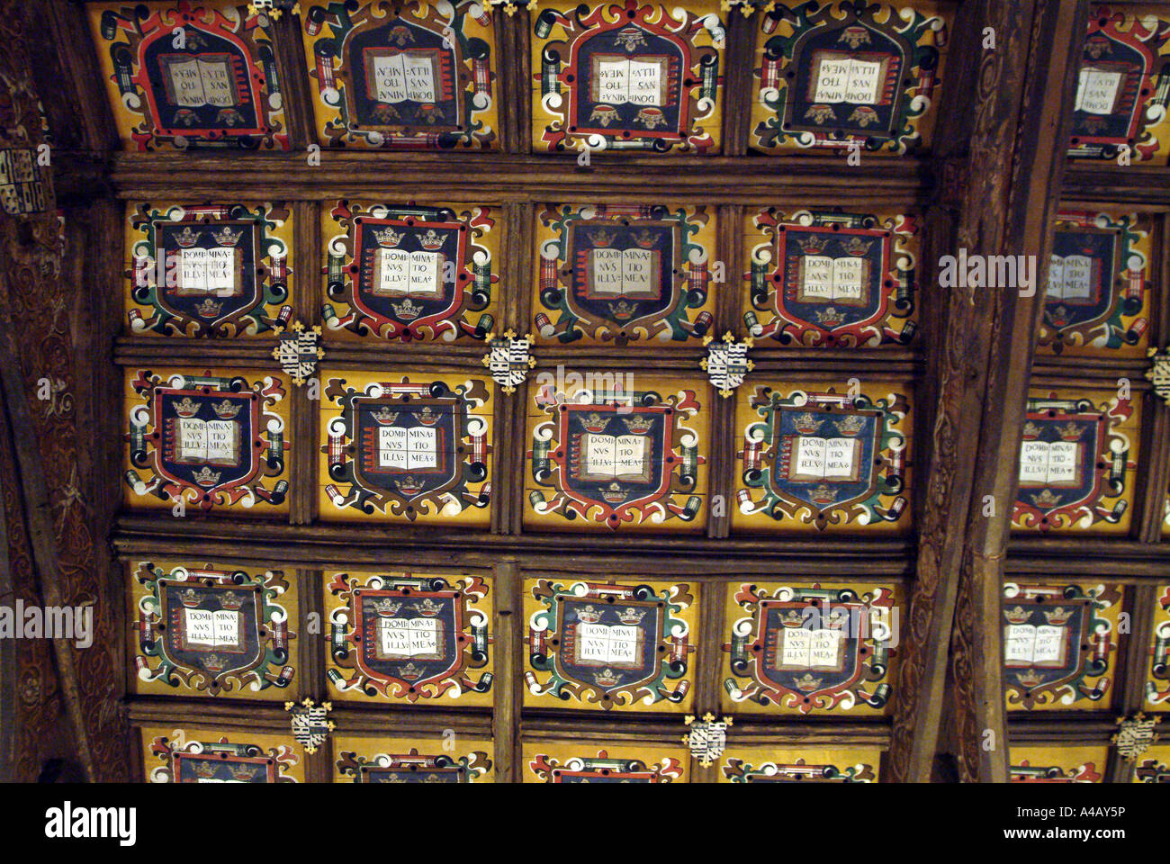 Ceiling inside the Bodleian Library, Oxford Stock Photo - Alamy