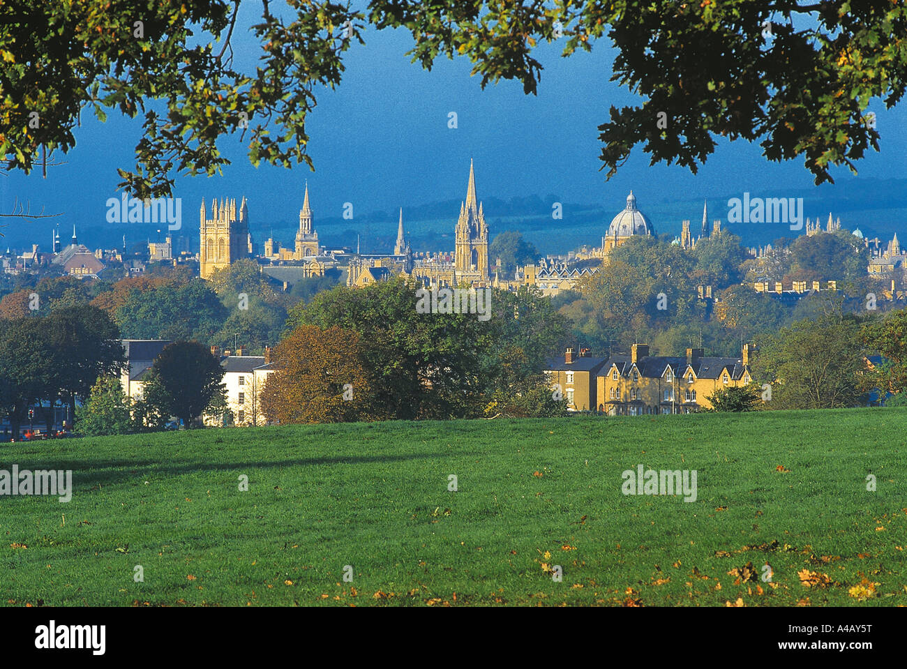Oxford spires from South Park in summer Stock Photo - Alamy