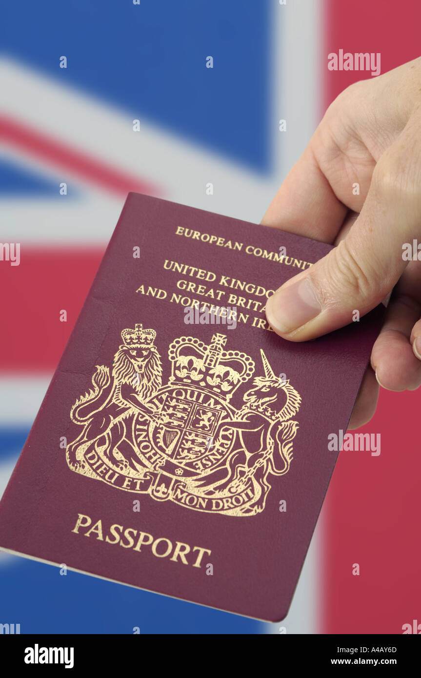 British subject passport hi-res stock photography and images - Alamy
