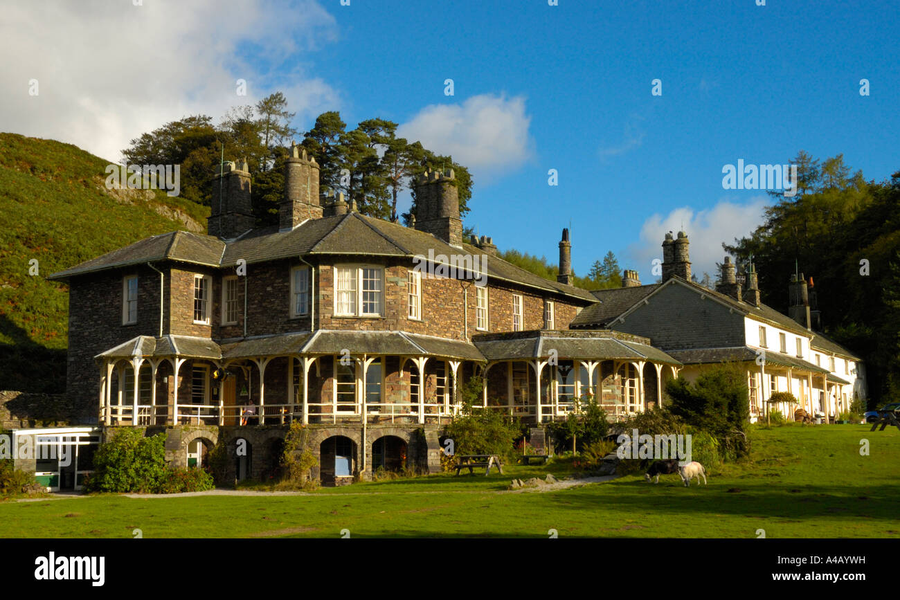 Youth hostel in Langdale, Lake District, England, Cumbria Stock Photo ...