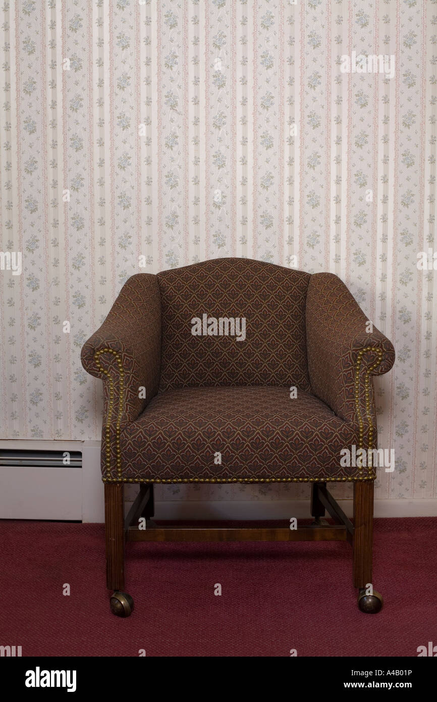 chair by wall Stock Photo - Alamy